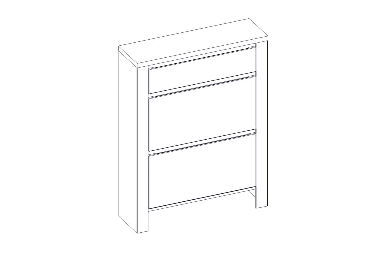 Обувница Anrex Таурус / Taurus 2D1S от производителя в Москве - купить недорого в МебельГолд ...